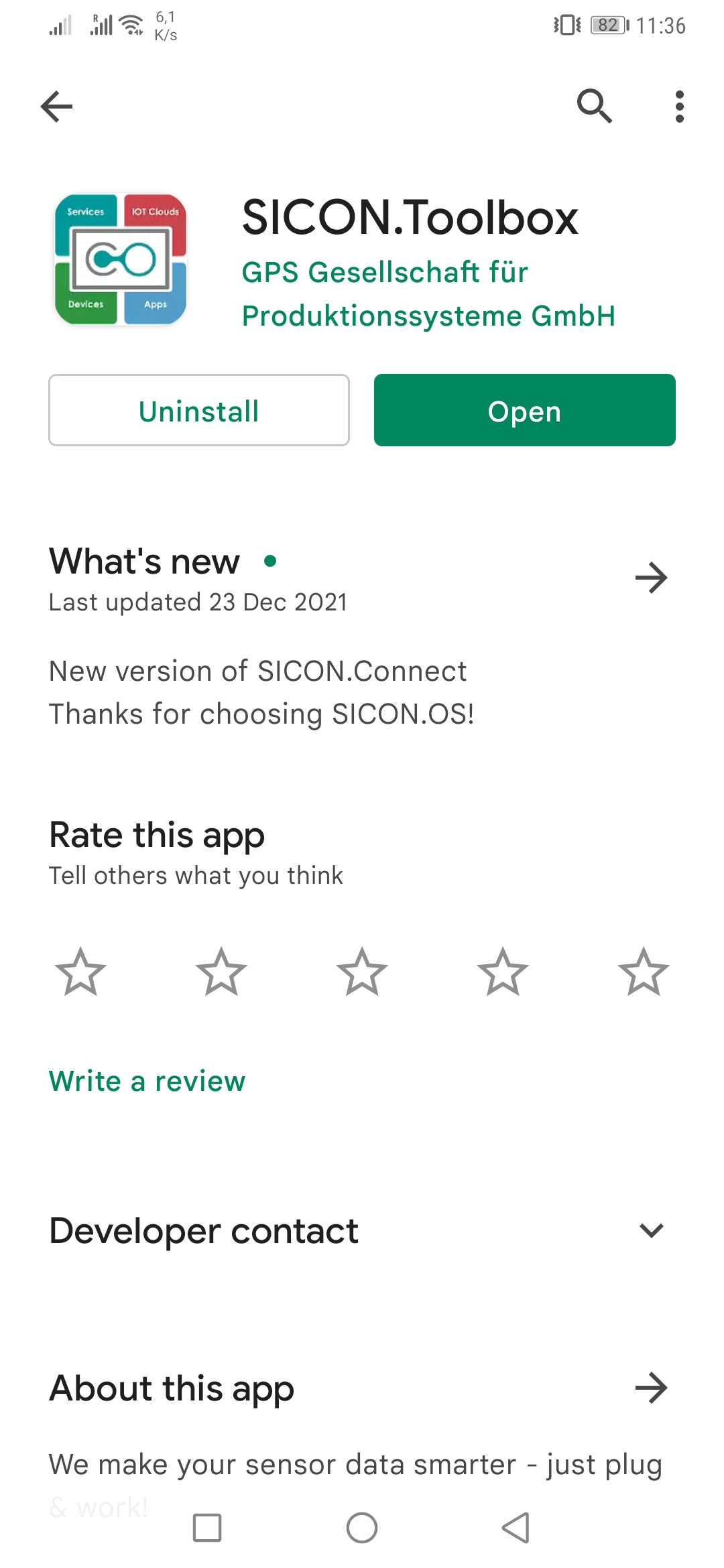 Setup SICON.Toolbox App